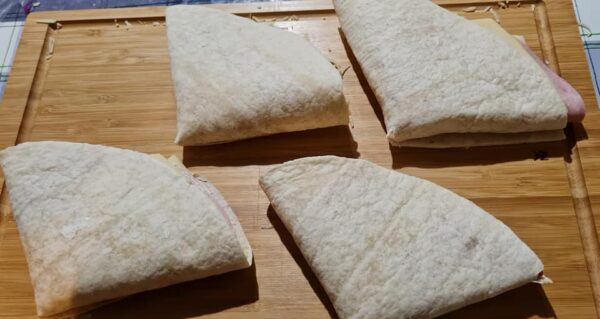 Wraps Jambon Fromage - Plat - Recette du blog de Tatagateau