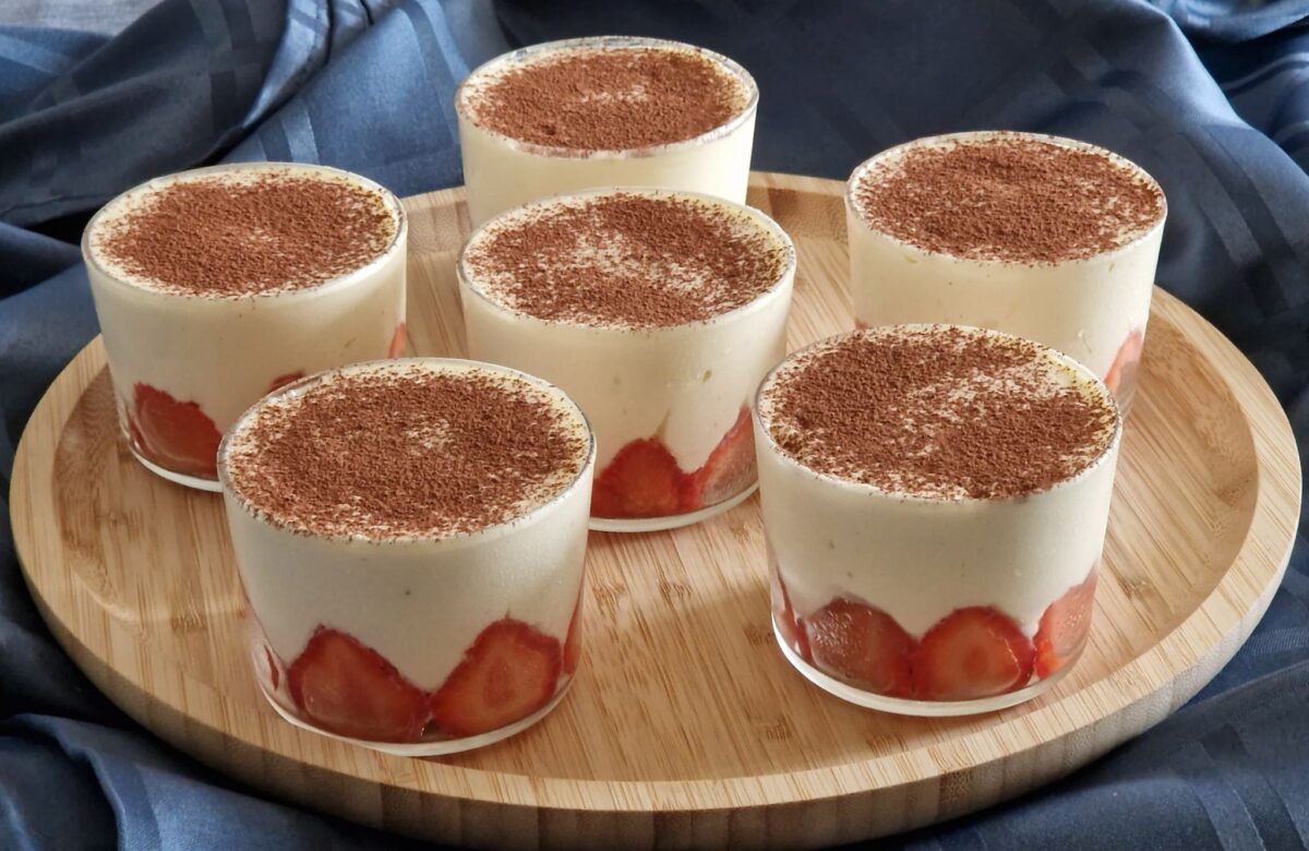 Verrines de Tiramisu aux Fraises - Tatagateau