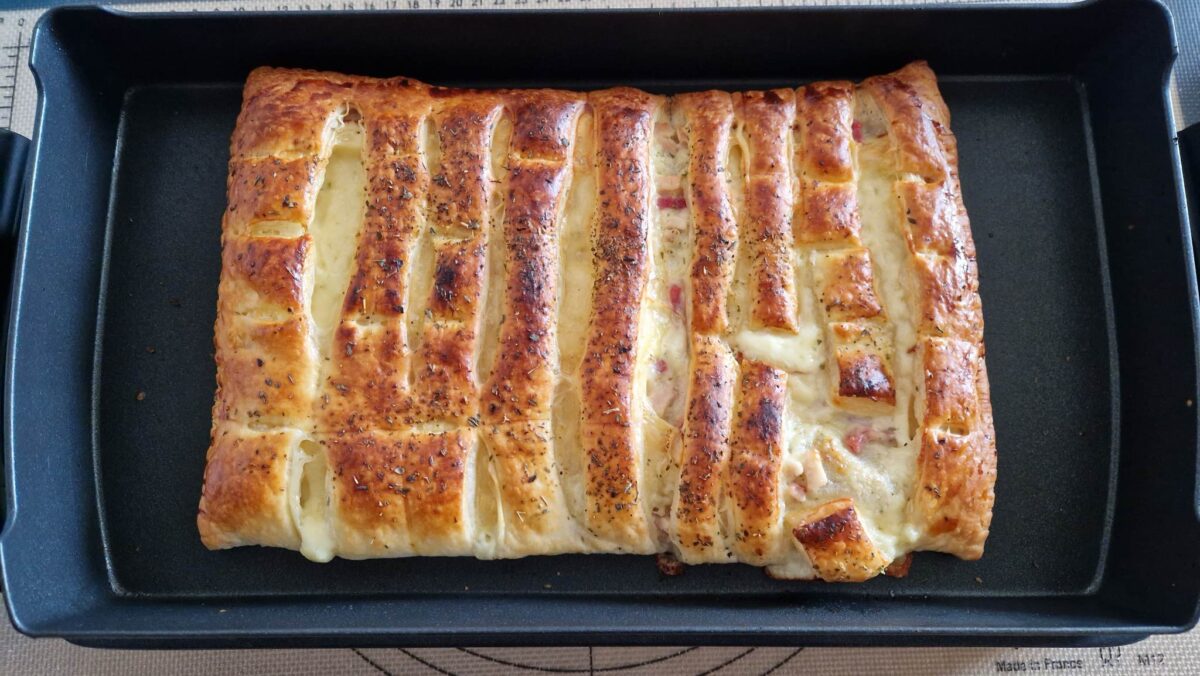 Feuilletée Bacon Raclette - Tatagateau