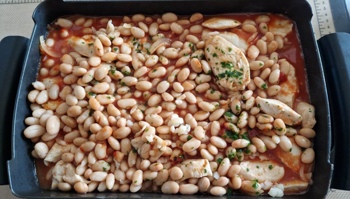 Emincés de Poulet aux Haricots Blancs - Tatagateau