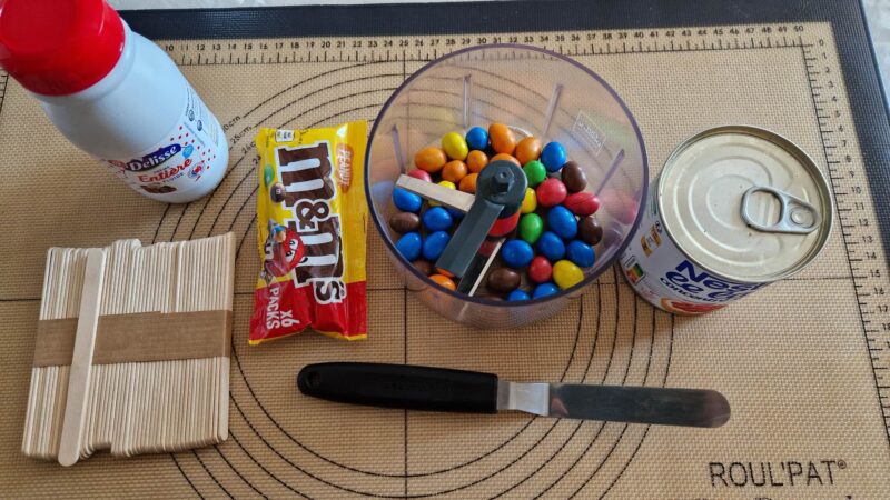 Mini Glace Mc Fleury aux M&Ms - Tatagateau